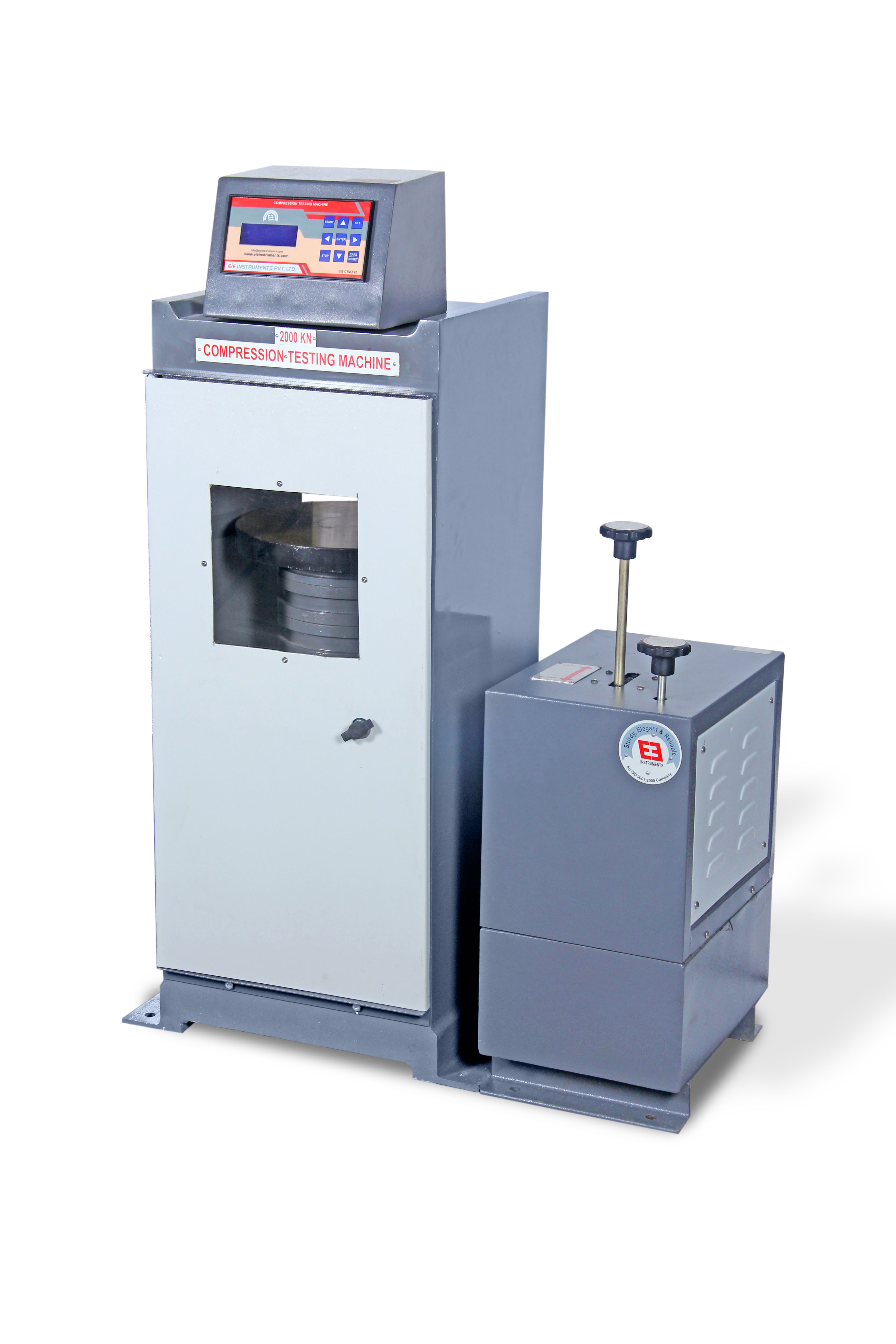 Digital compression testing machine